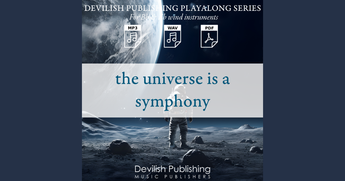 The Universe is a Symphony | Playalong Backing Track | Devilish Publishing